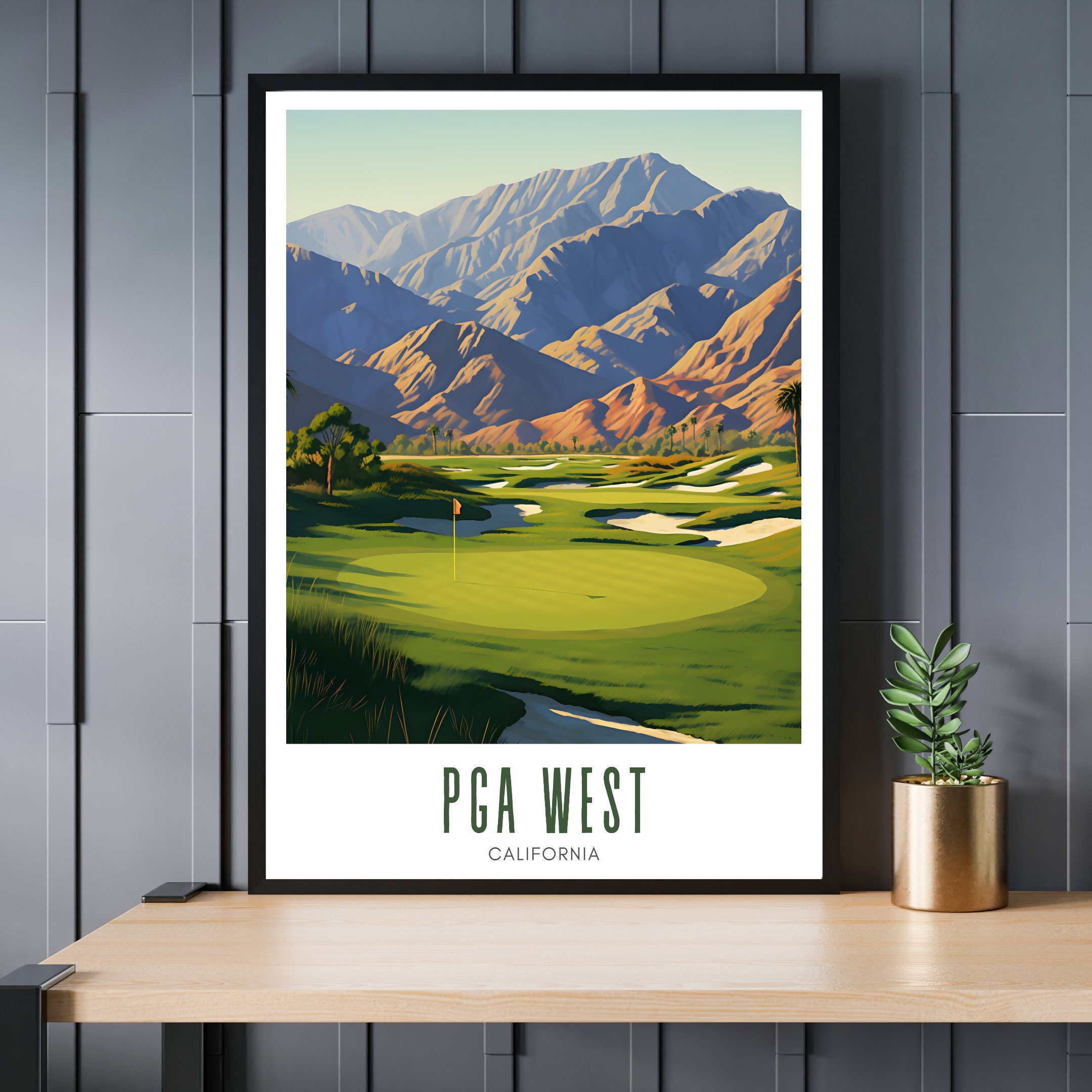 PGA West Poster, PGA West Golf Course, PGA West Print, Golf Course ...