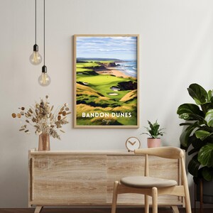 Bandon Dunes Poster, Bandon Dunes Resort Golf Course, Bandon Dunes ...