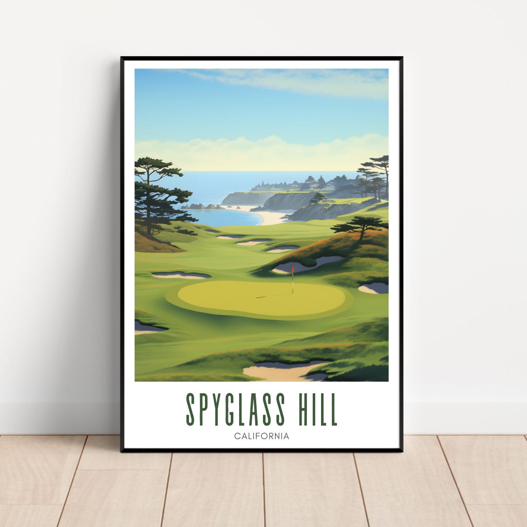 Spyglass Hill Poster, Spyglass Hill Print, Spyglass Hill Golf Club ...