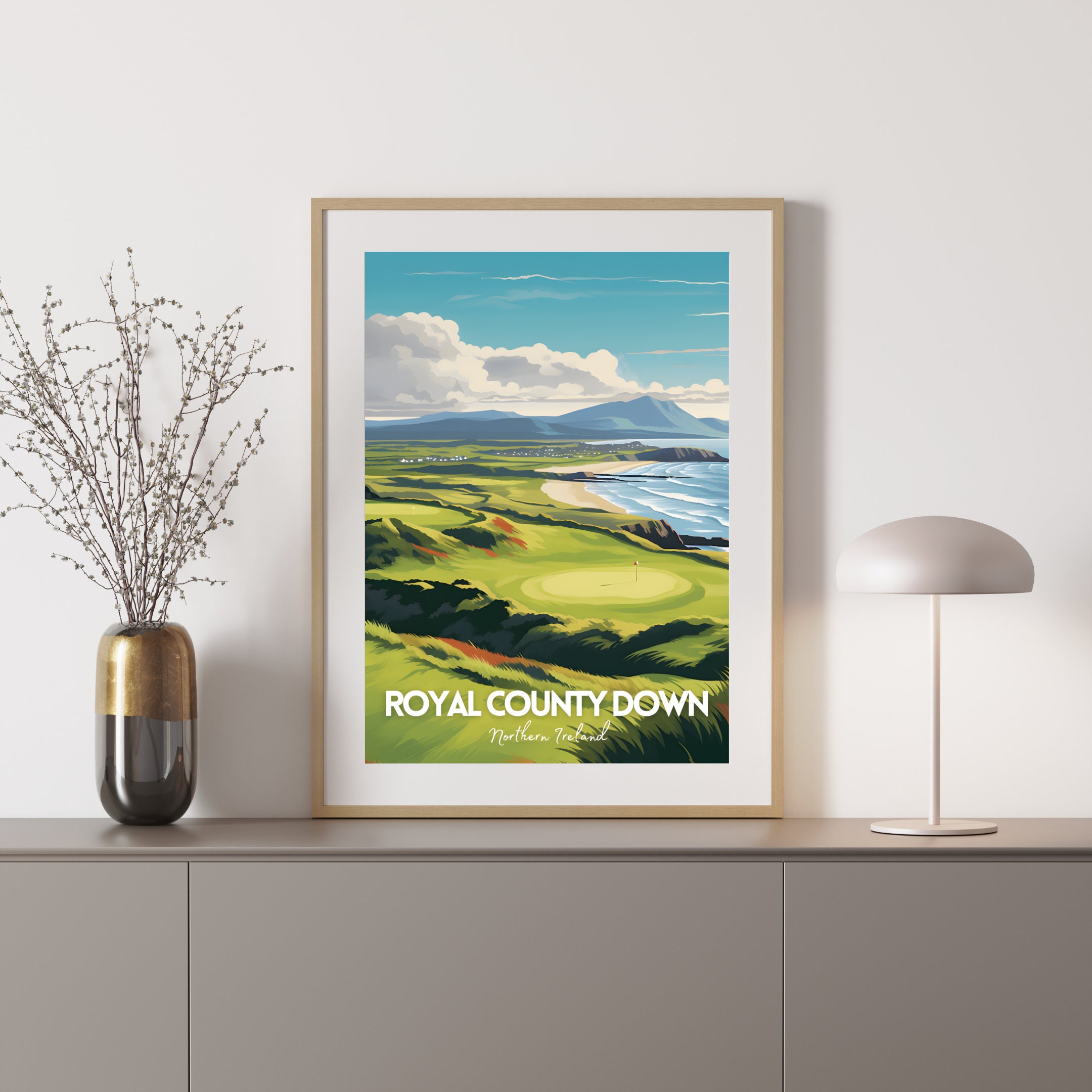 Royal County Down Poster, Royal County Down Wall Art, Royal County Down ...