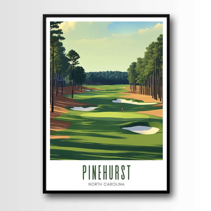 Pinehurst Art - Etsy