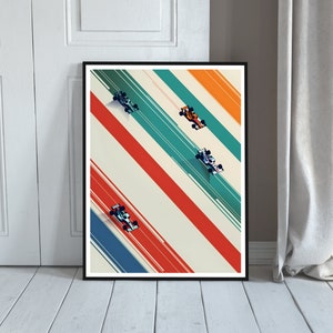 F1 Gallery Wall Set of 12, Formula 1 Wall Art, F1 Poster, F1 Print, F1 ...