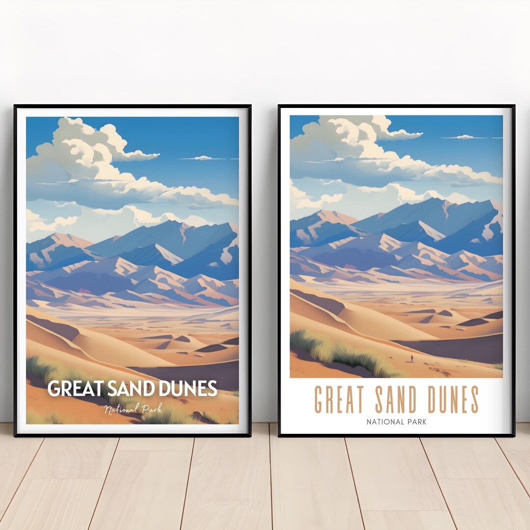 Great Sand Dunes National Park Poster, Great Sand Dunes National Park ...