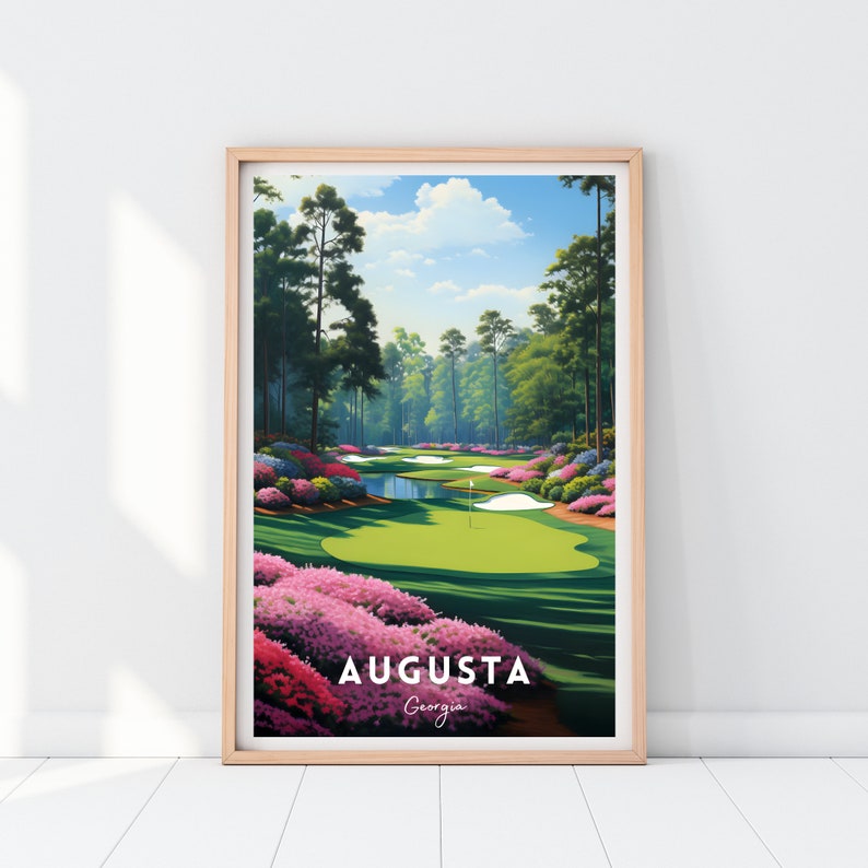 Augusta Poster, Augusta Print, Augusta National, Digital Download ...