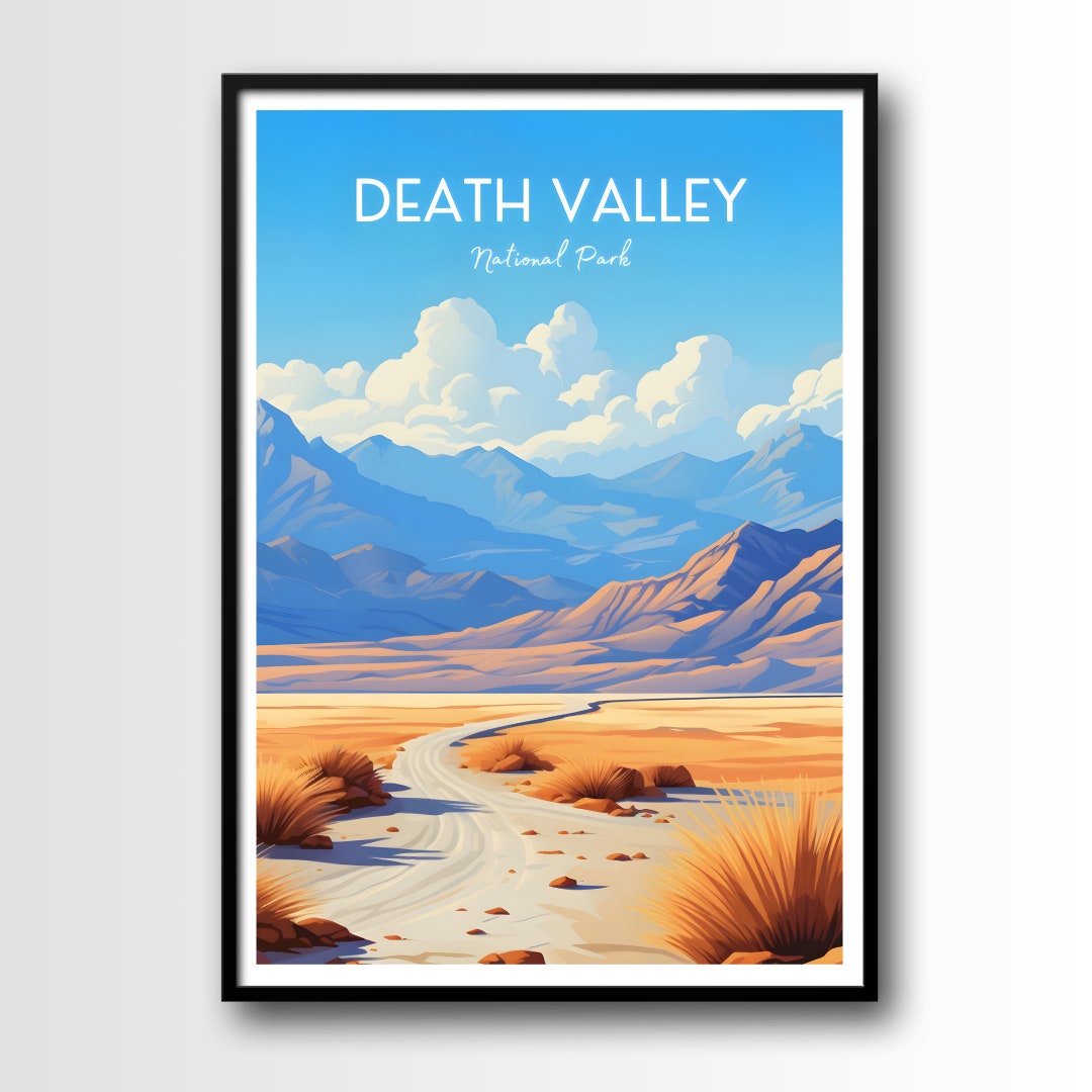 Death Valley National Park Poster, Death Valley National Park Print ...