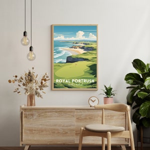 Royal Portrush Poster, Royal Portrush Wall Art, Royal Portrush Northern ...