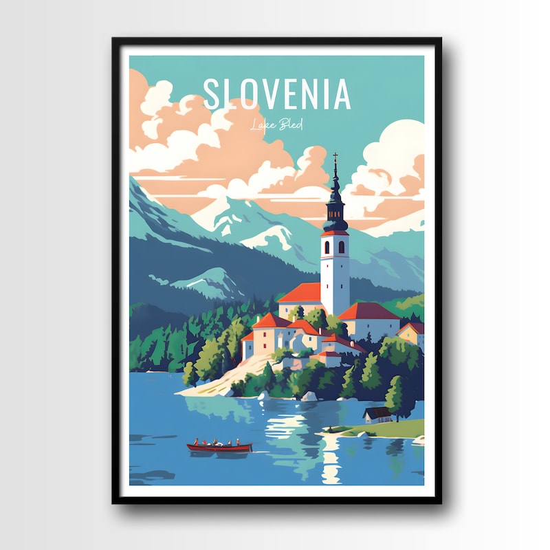 Vintage Slovenia Poster - Etsy
