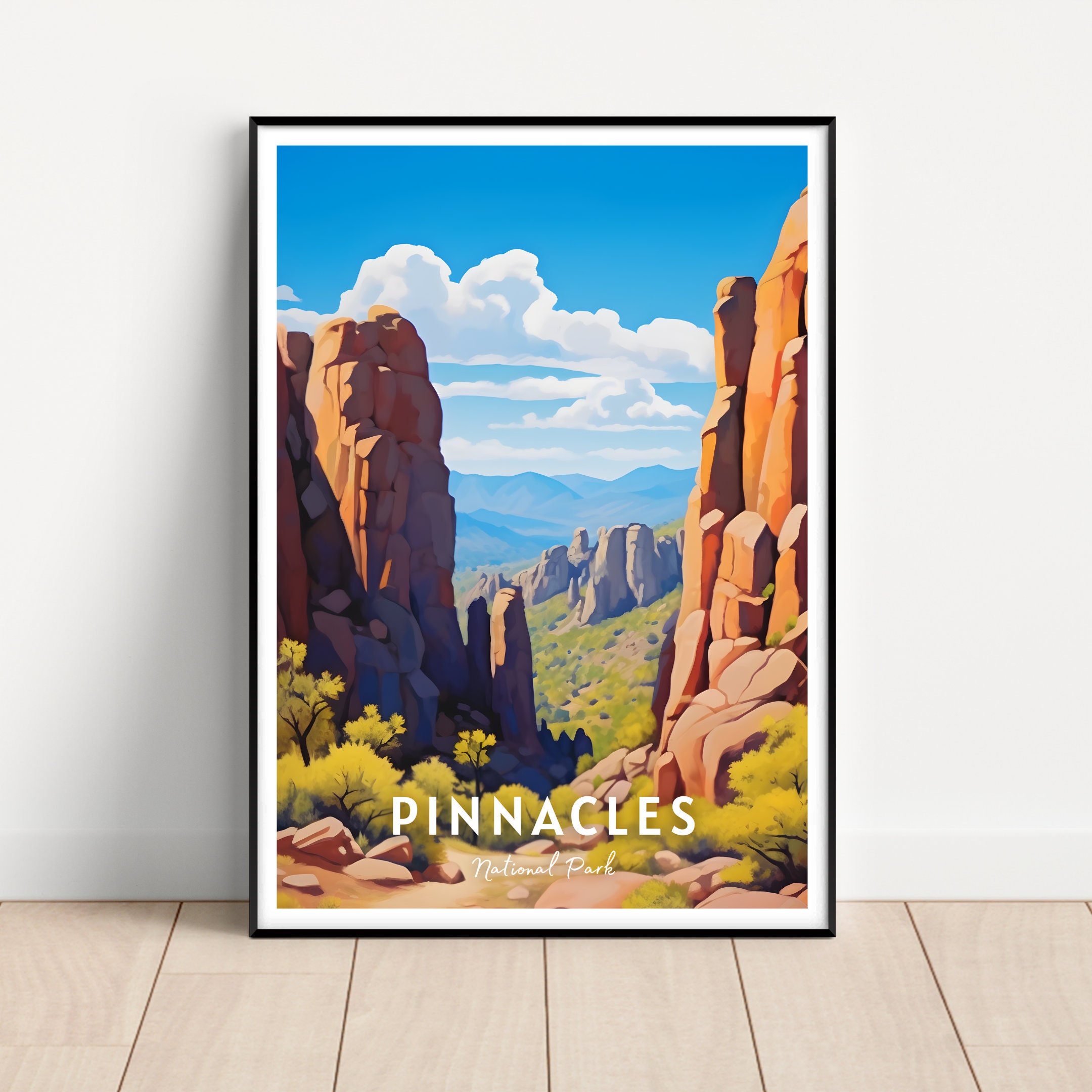 Pinnacles National Park Poster, Pinnacles National Park Print ...