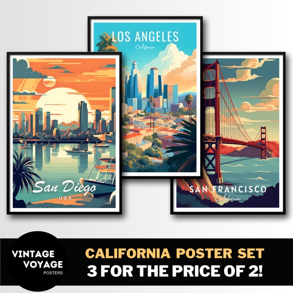 California Poster - Etsy