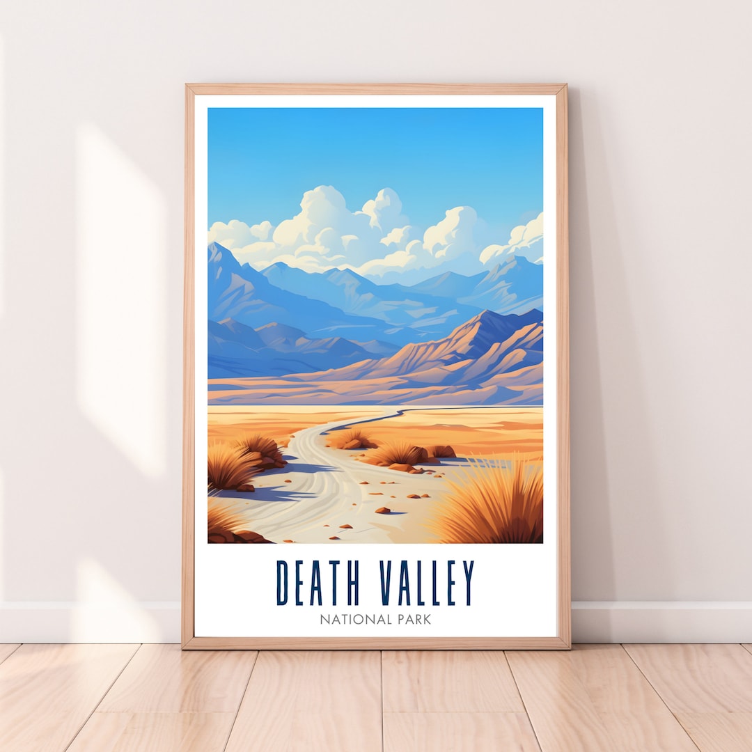 Death Valley National Park Poster, Death Valley National Park Print ...