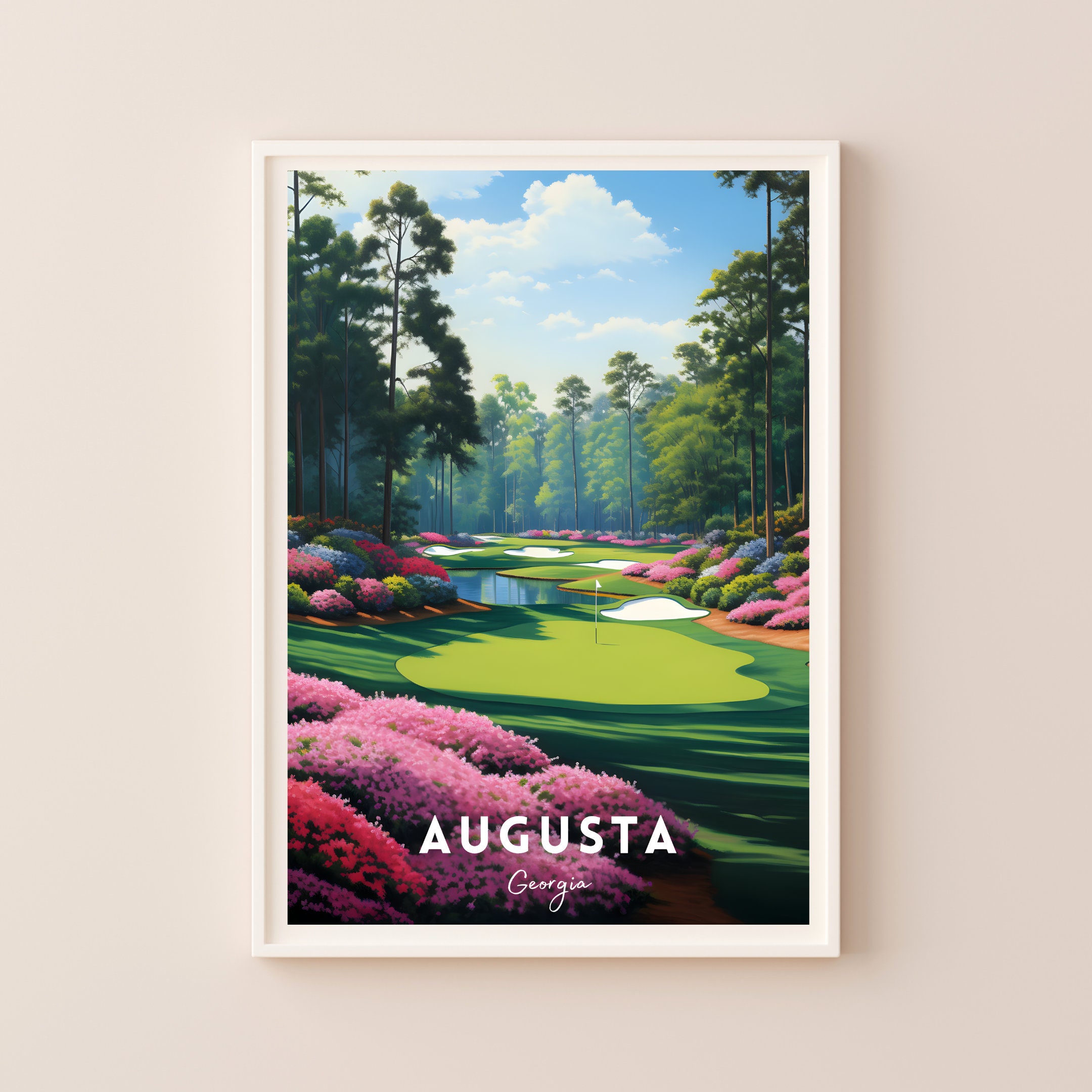 Augusta Poster, Augusta Print, Augusta National, Digital Download ...