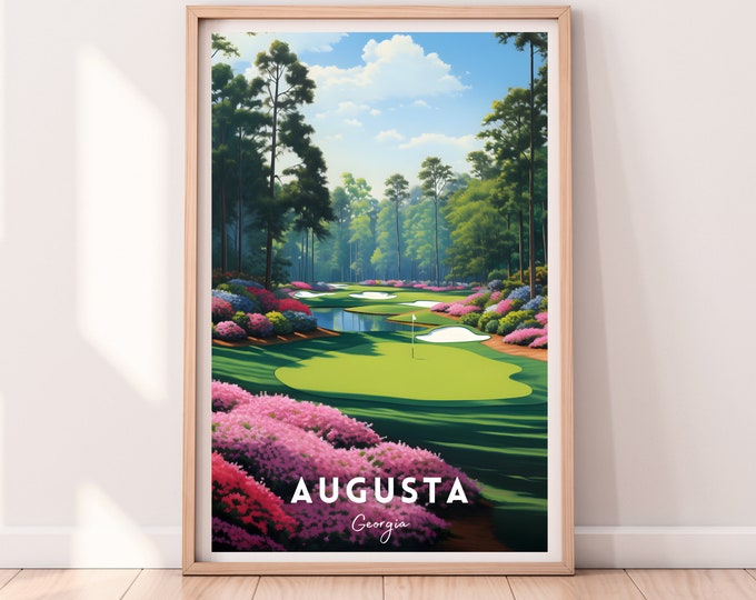 The Masters Watercolor Art Print Augusta National Golf Course - Etsy