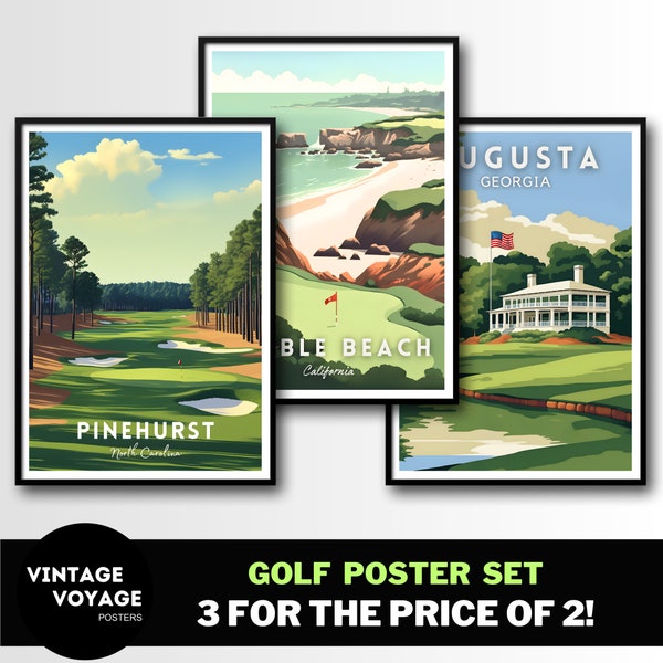 Golf Course Poster - Etsy
