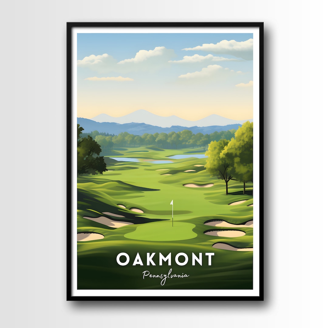 Oakmont Poster Oakmont Resort Golf Course Oakmont Print - Etsy