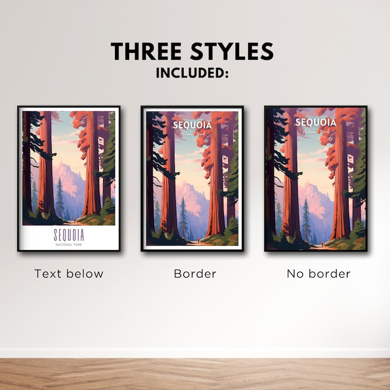 Set of All 63 U.S. National Park Posters, National Park Wall Art Set ...
