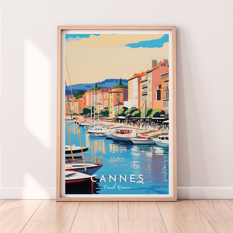 French Riviera Poster Set, French Riviera Print Set, French Riviera Wall Art, Monaco, Nice ...