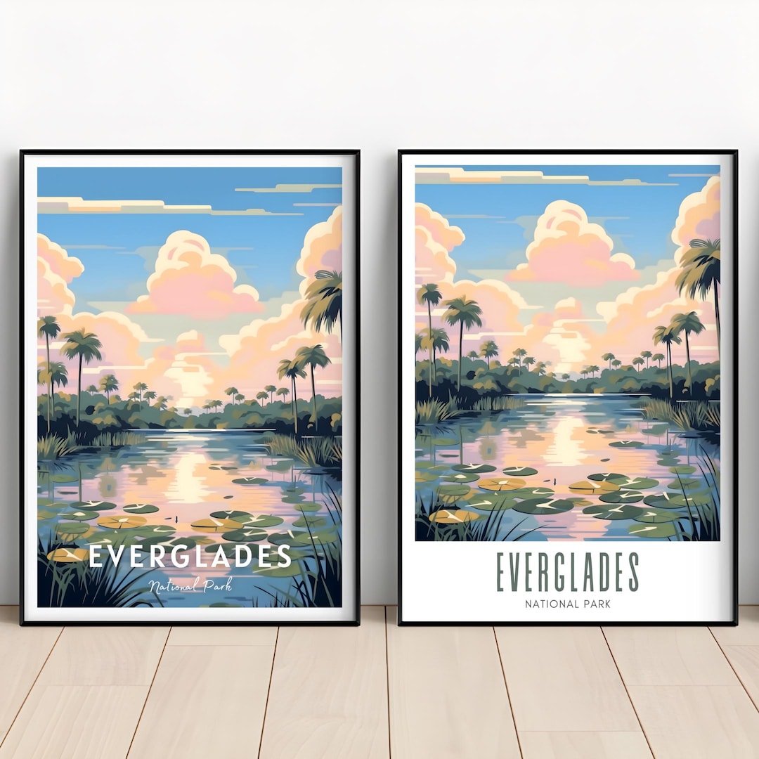 Everglades National Park Poster, Everglades National Park Print ...