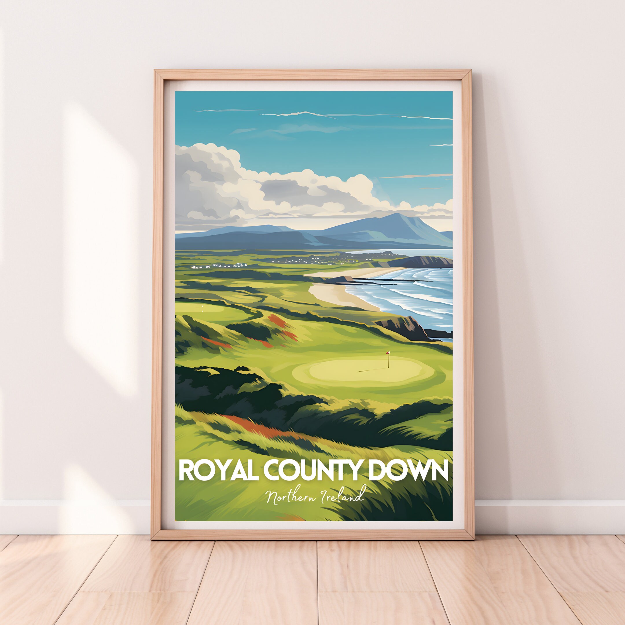Royal County Down Poster, Royal County Down Wall Art, Royal County Down ...