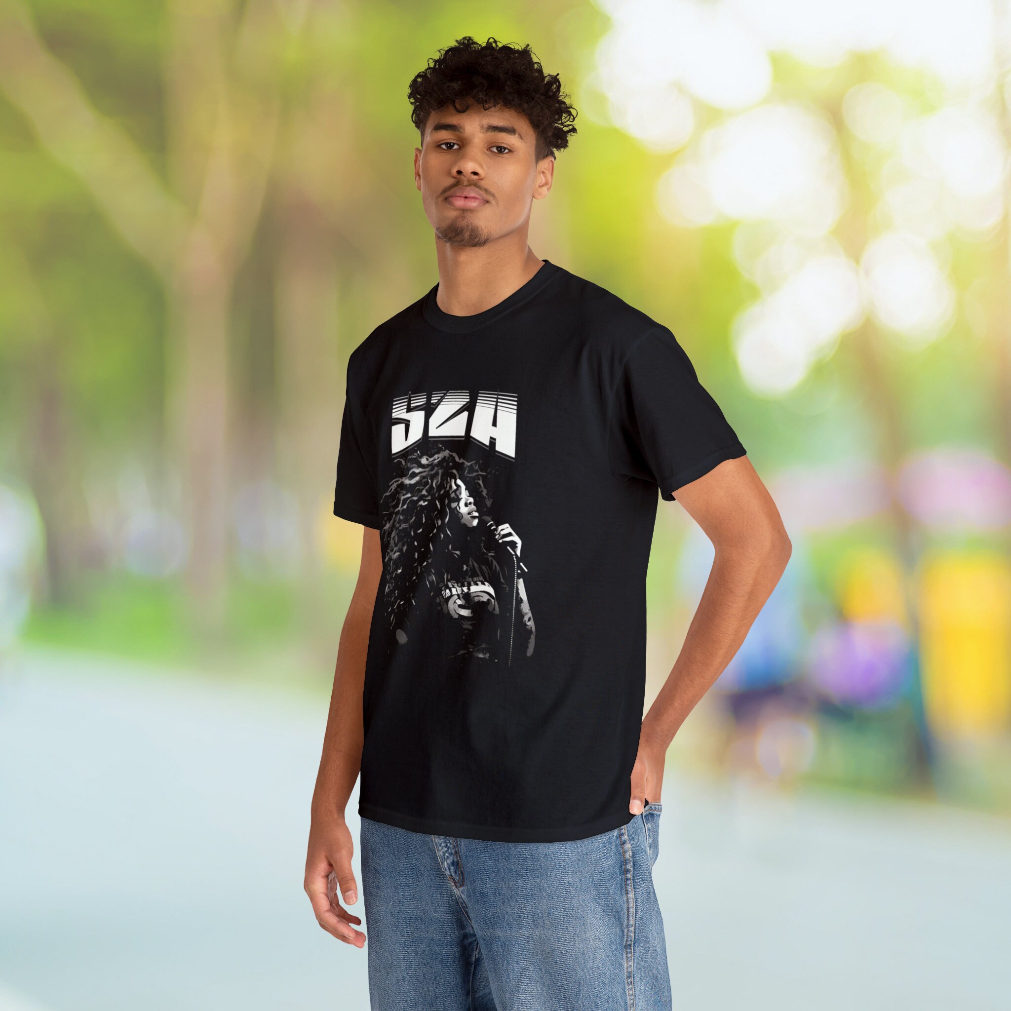 Sza Shirt, Live Black and White, Sza Merch, Sza T-shirt, SZA Sos Tour ...