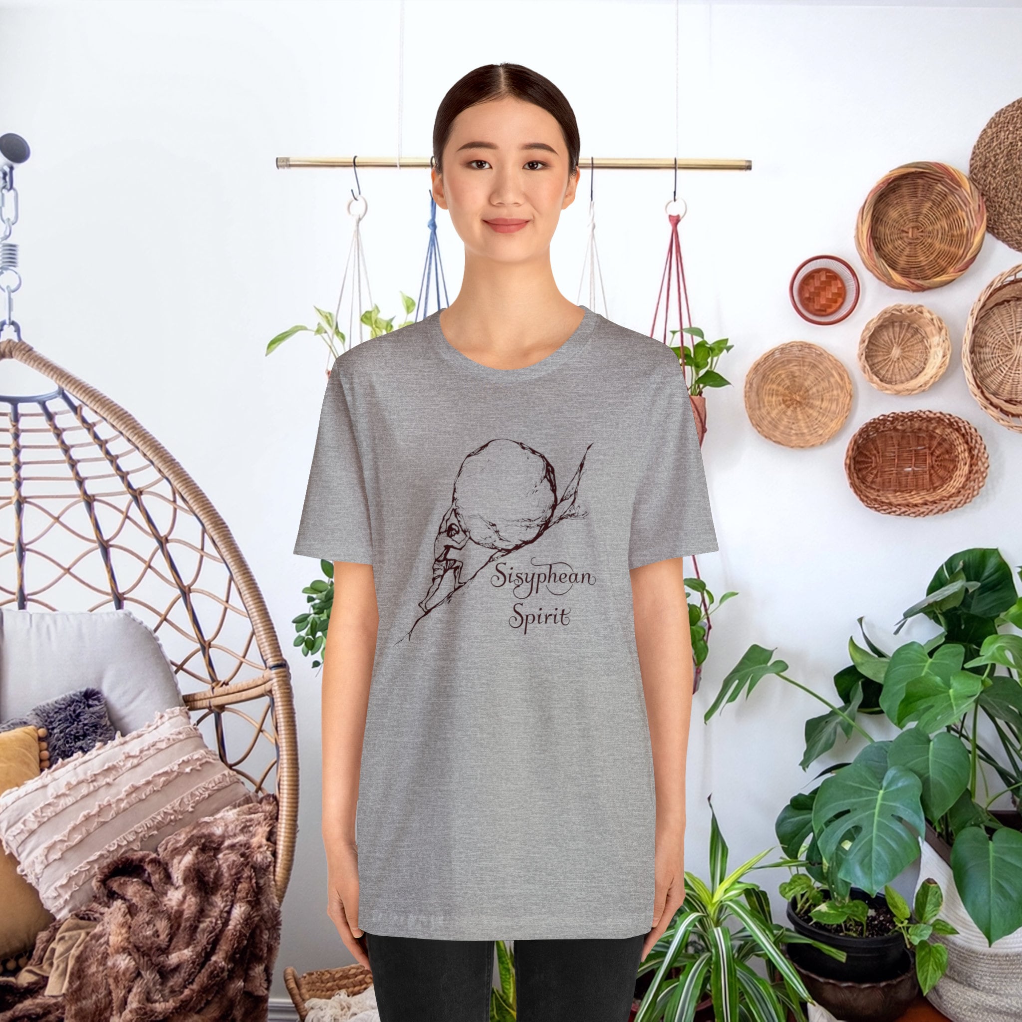 Greek Mythology Shirt, Sisyphuis Shirt Sisyphean Spirit Greek Gods ...