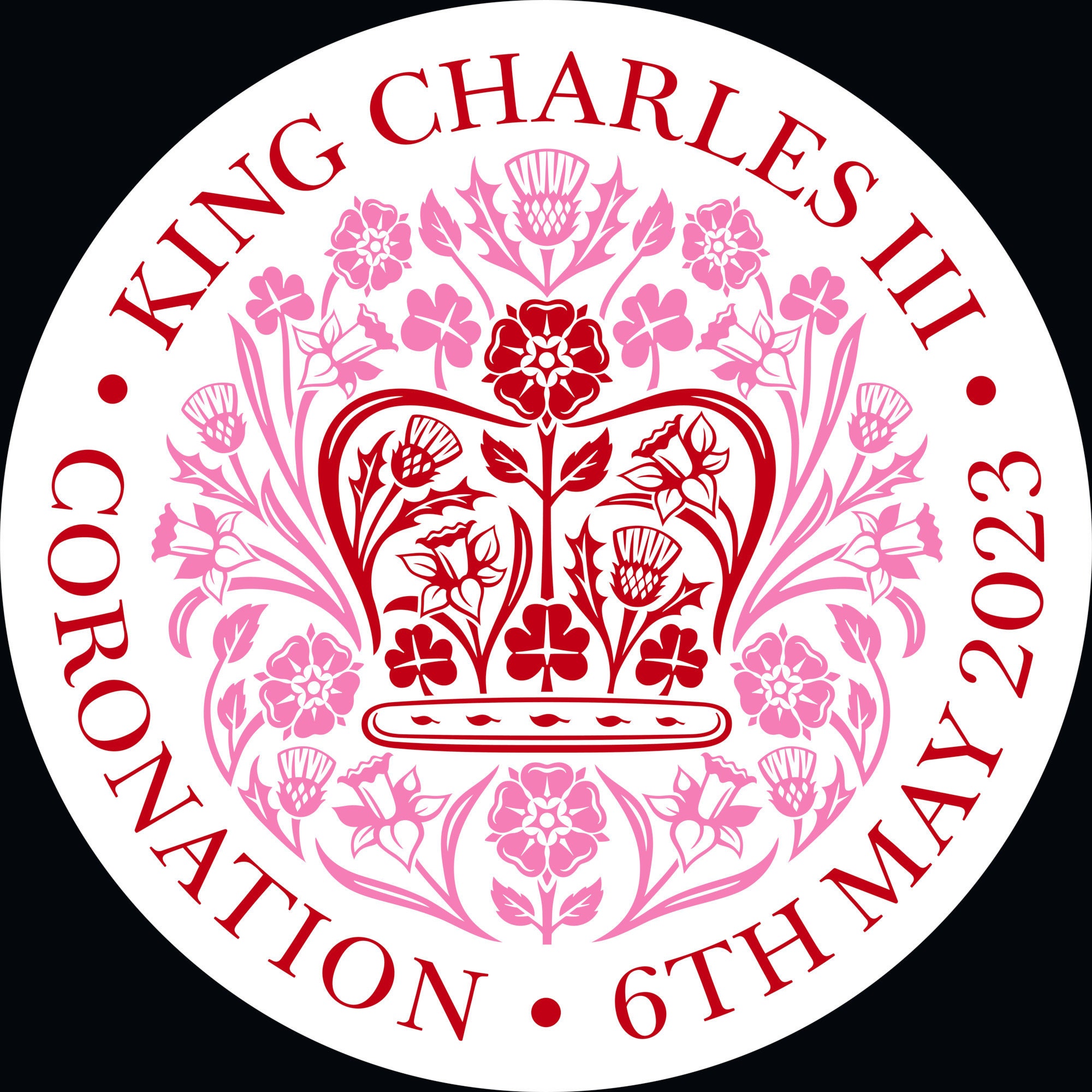 SVG Emblem King Charles Coronation Digital Download SVG Files Royal ...