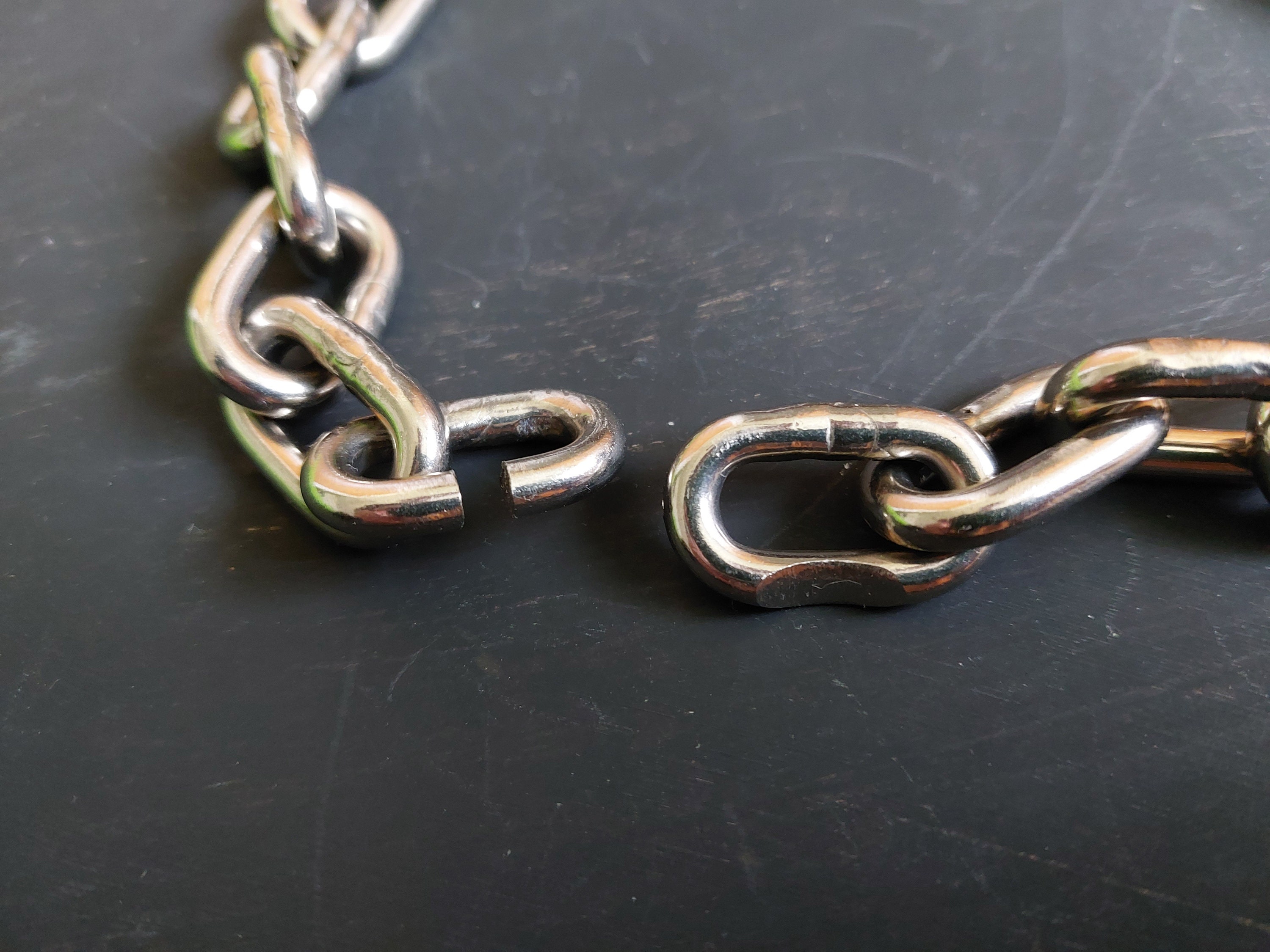 5 Mm Stainless Steel Chain Various Lengths Open Clasp - Etsy UK