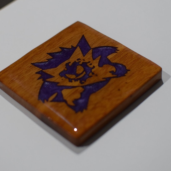 Wooden Gengar - Etsy