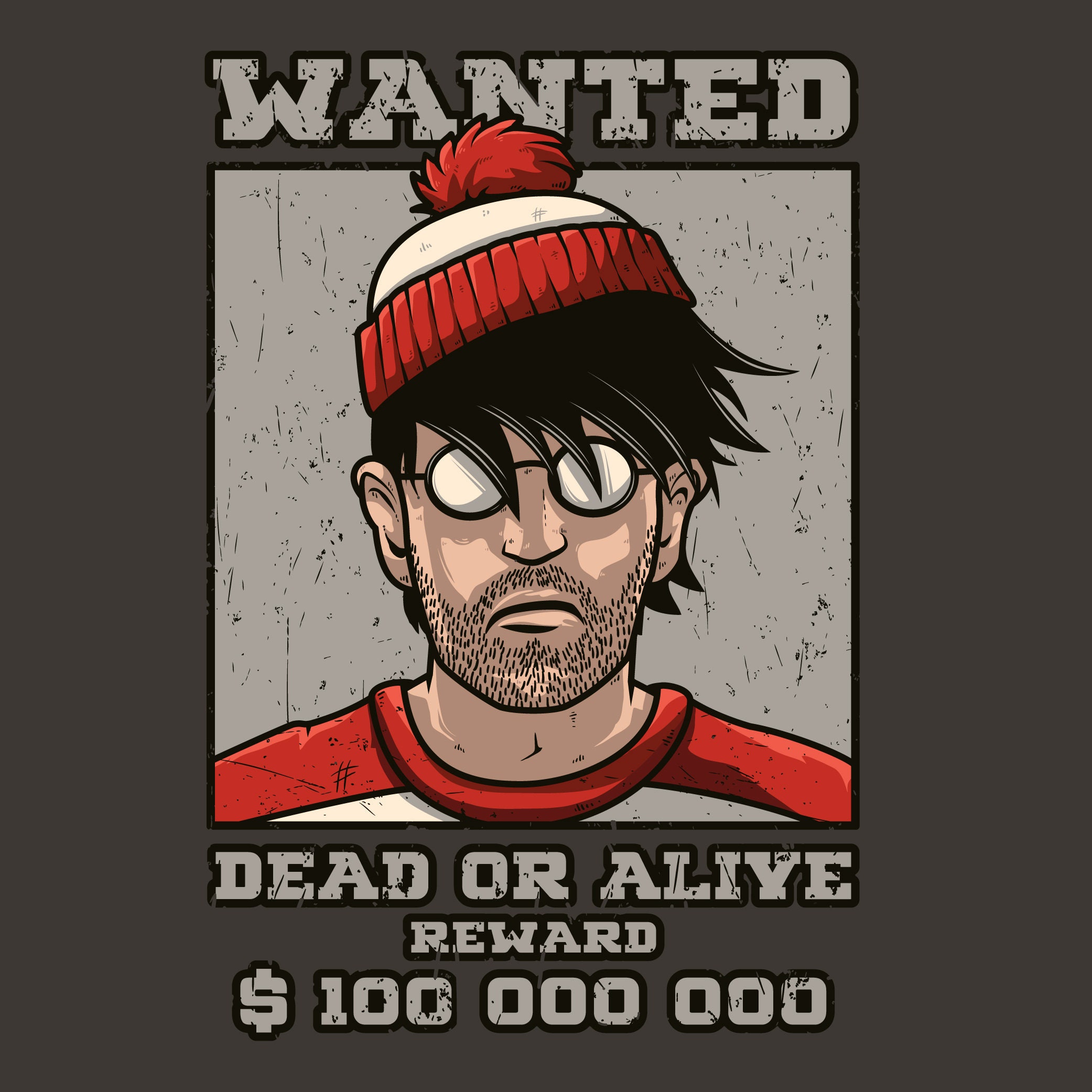 Where is Charlie Wheres Waldo Arrest Notice Men's T-shirt - Etsy