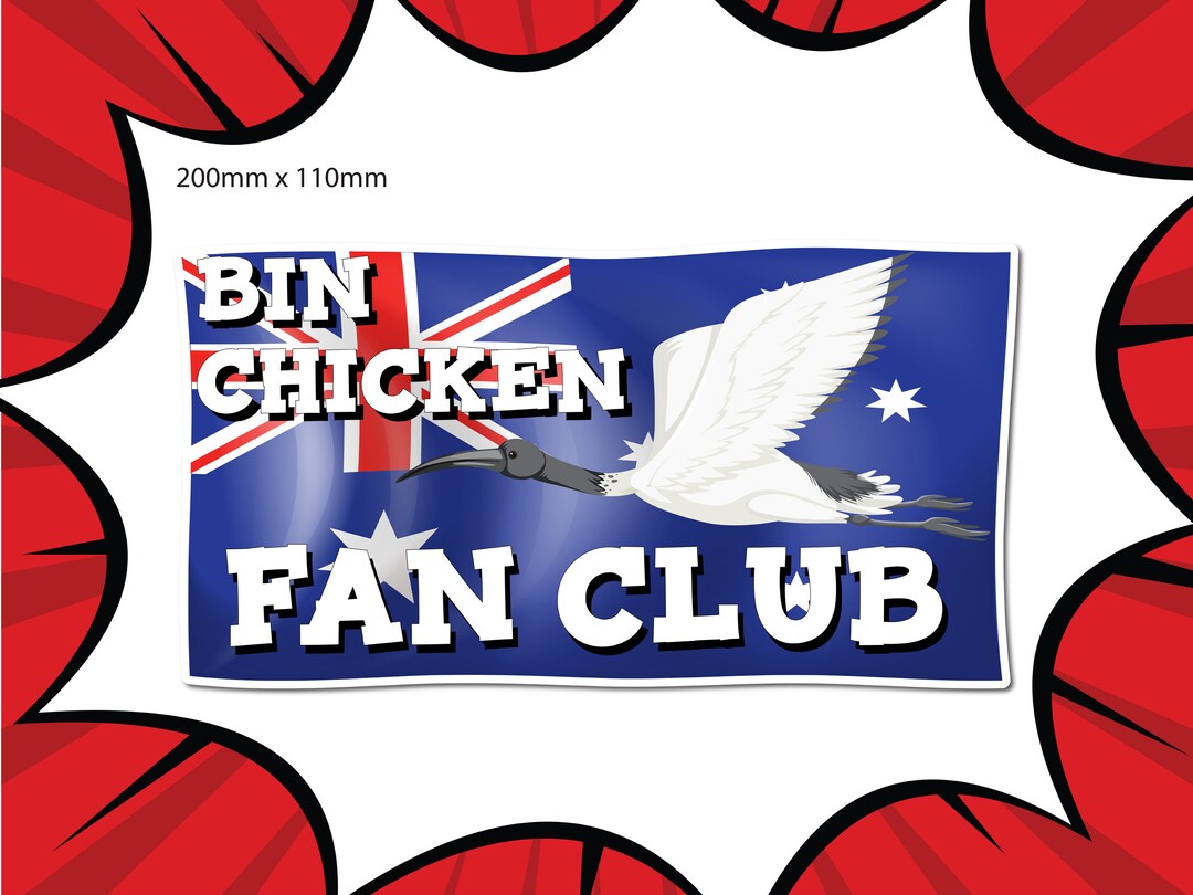Bin Chicken Stickers 3 Different Designs | 3m | Funny | Camping ...