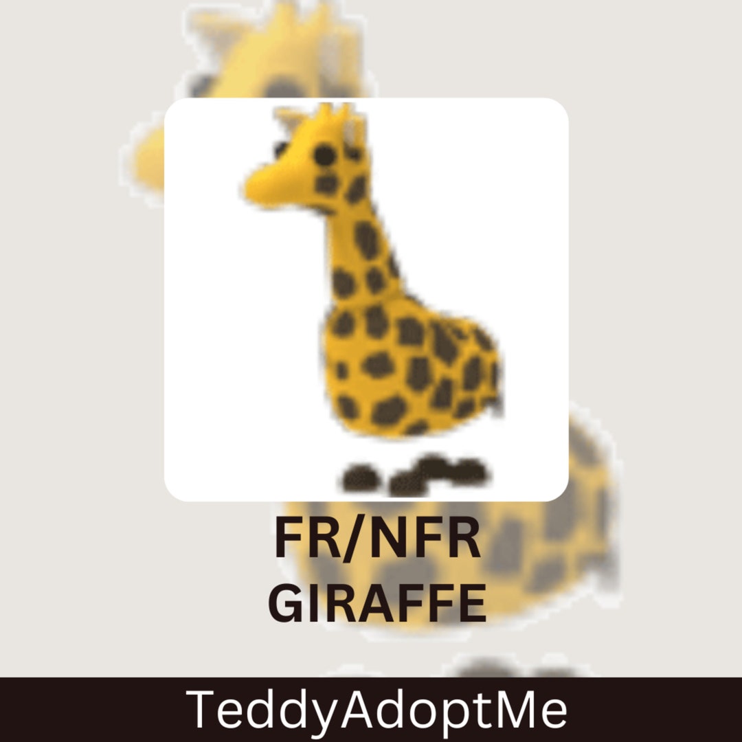 Giraffe Adopt Me Pets FR/NFR - Etsy