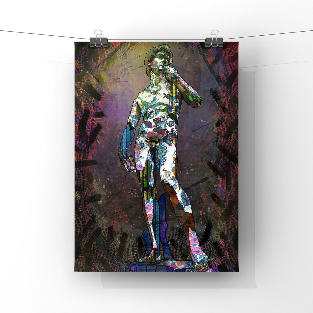 Michelangelos David Abstract Fine Art Print From Original - Etsy