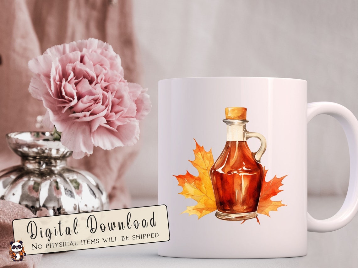 Watercolor Maple Clipart Clipart Bundle of Maple Trees and - Etsy