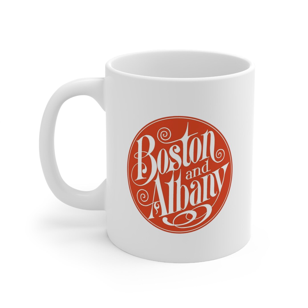 Coffee Mug Boston & Albany Railroad logo 02 / Ceramic / 11oz - Etsy
