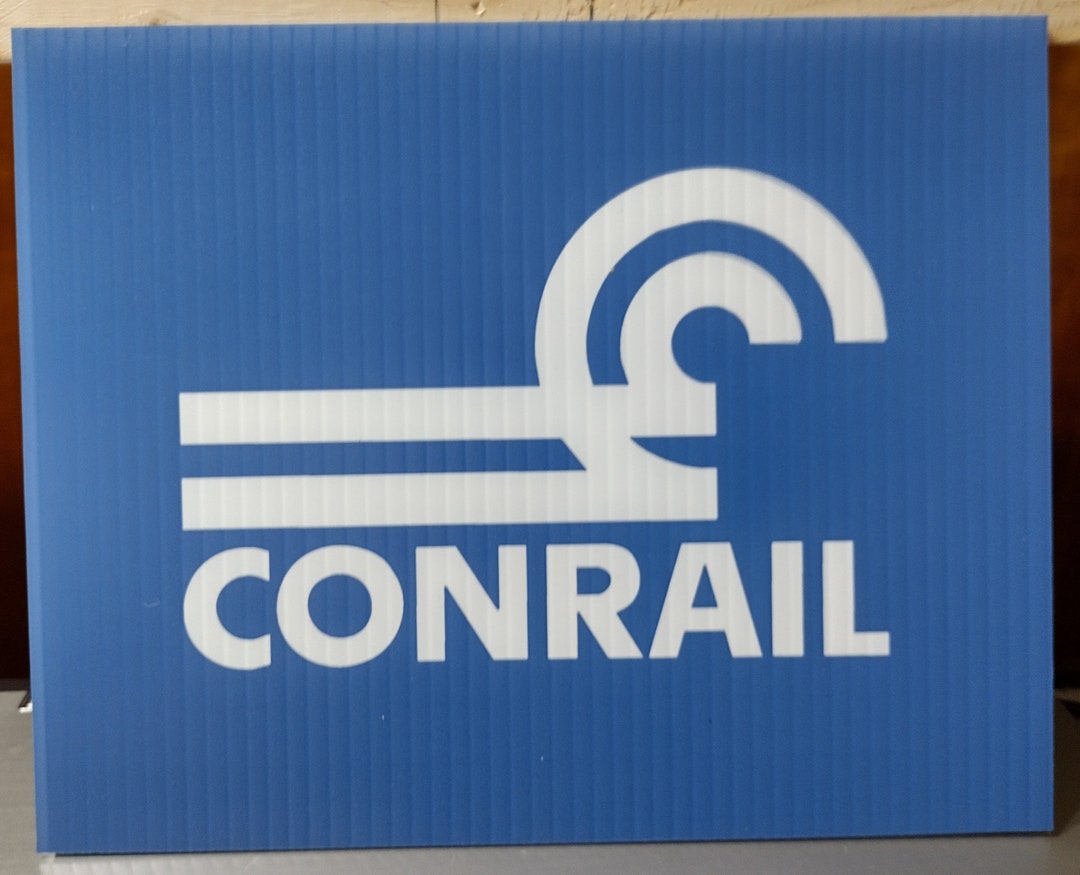 Conrail Railroad Sign - Etsy