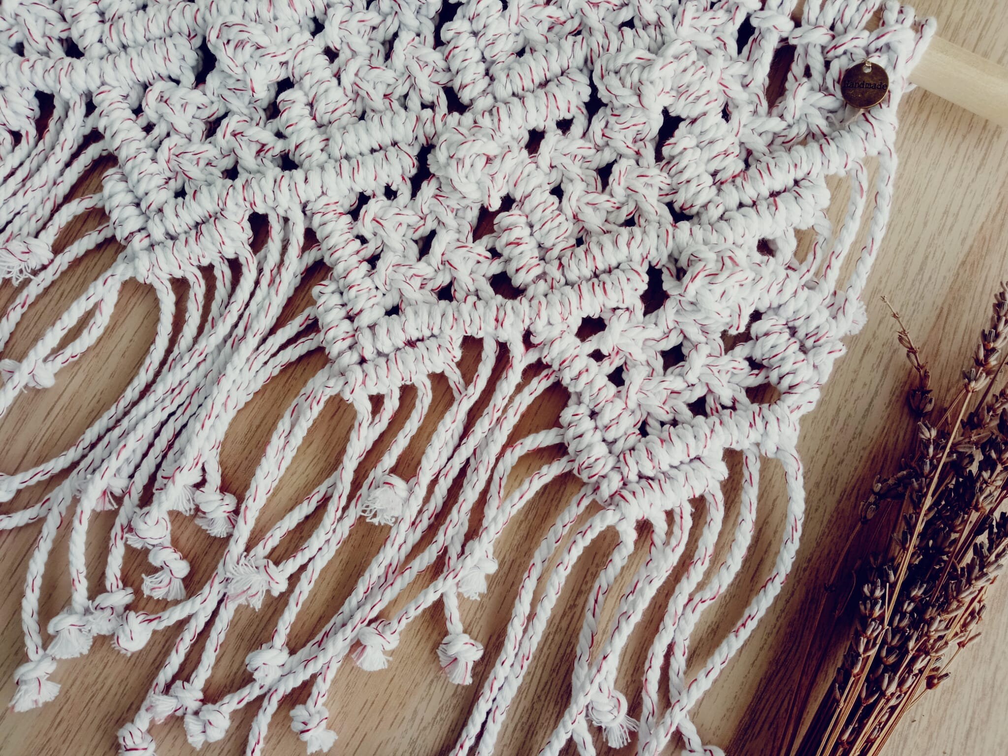 Display Stand for Jewelry Macrame, Holder for Earring Macrame, Necklace ...