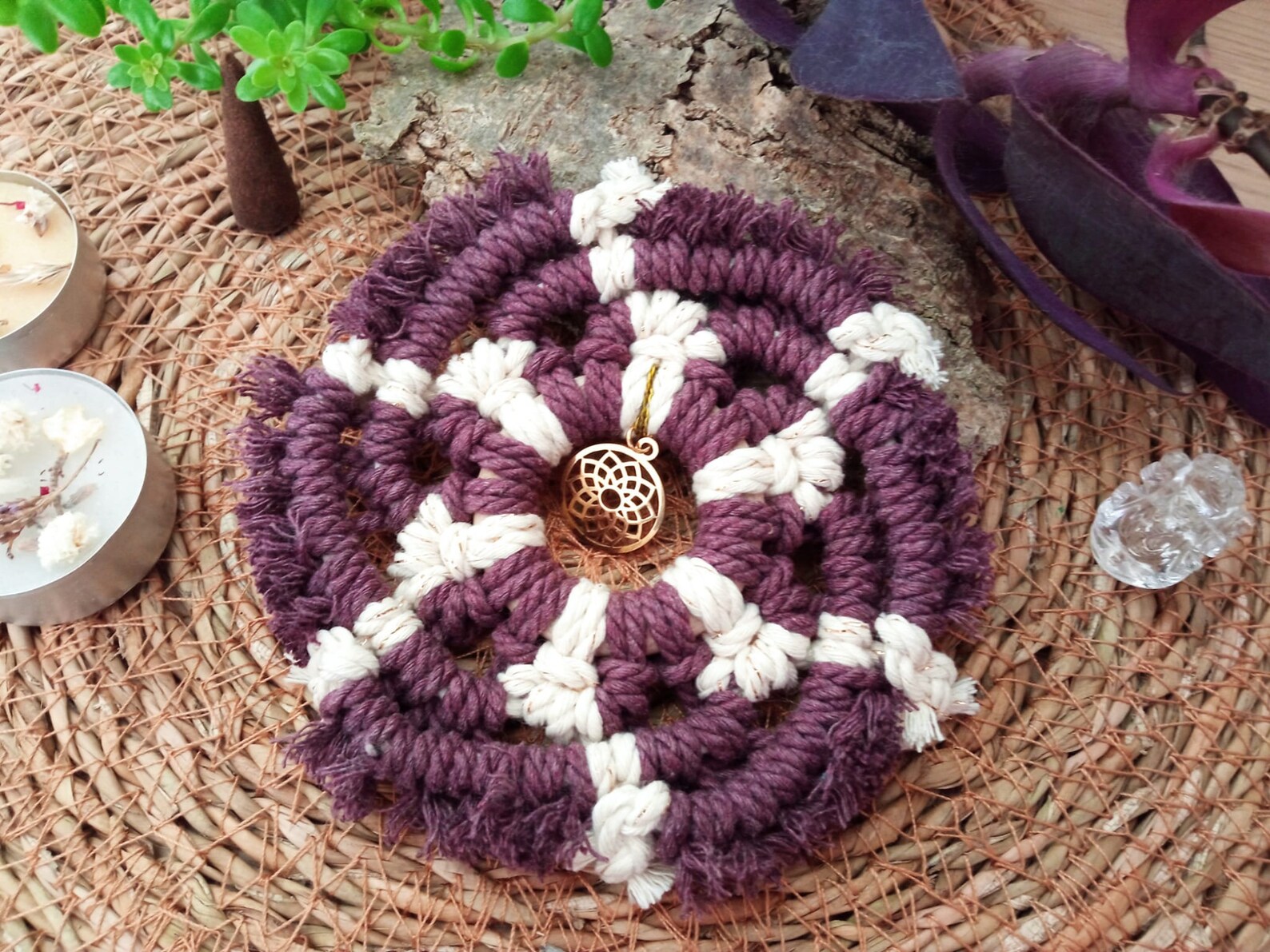 Decorative Art to Macrame for Yogi, Chakra Macrame for Balances, Chakra ...