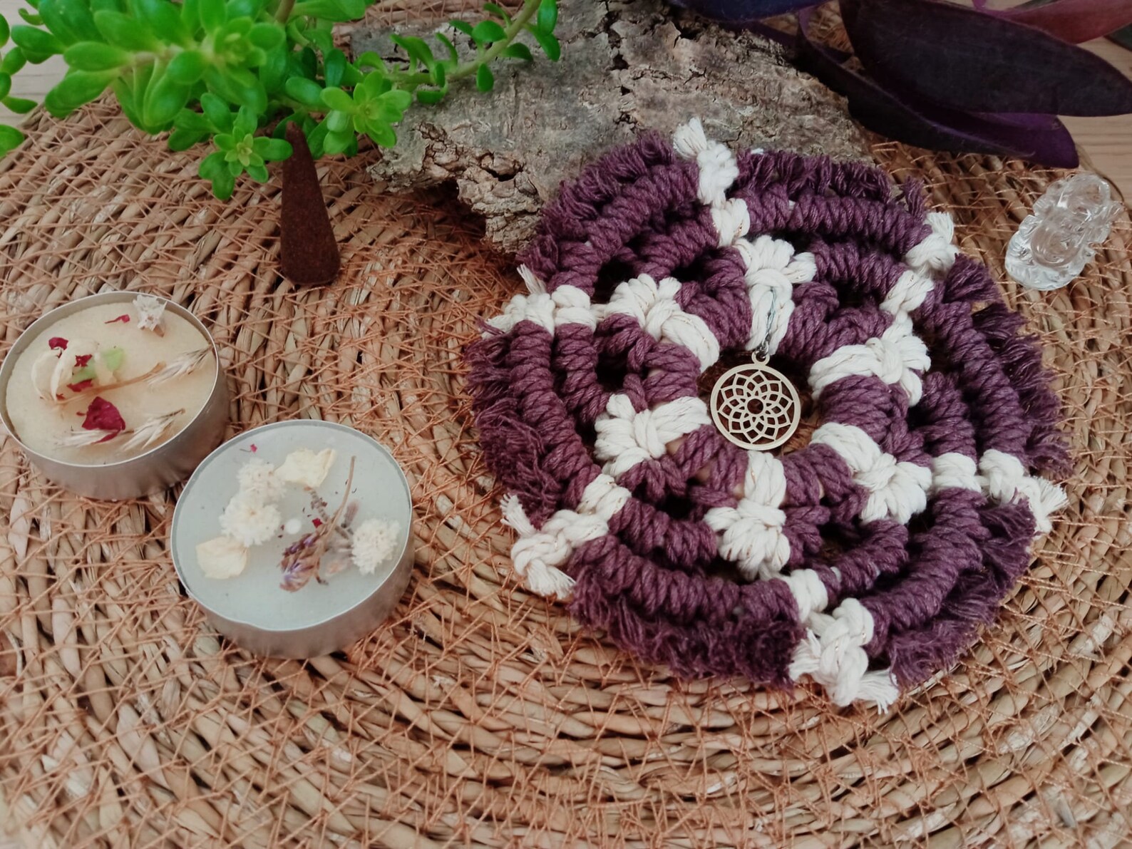 Decorative Art to Macrame for Yogi, Chakra Macrame for Balances, Chakra ...