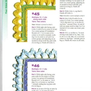 PDF Copy Vintage Book 50 Crocheted Afghan Borders - Etsy