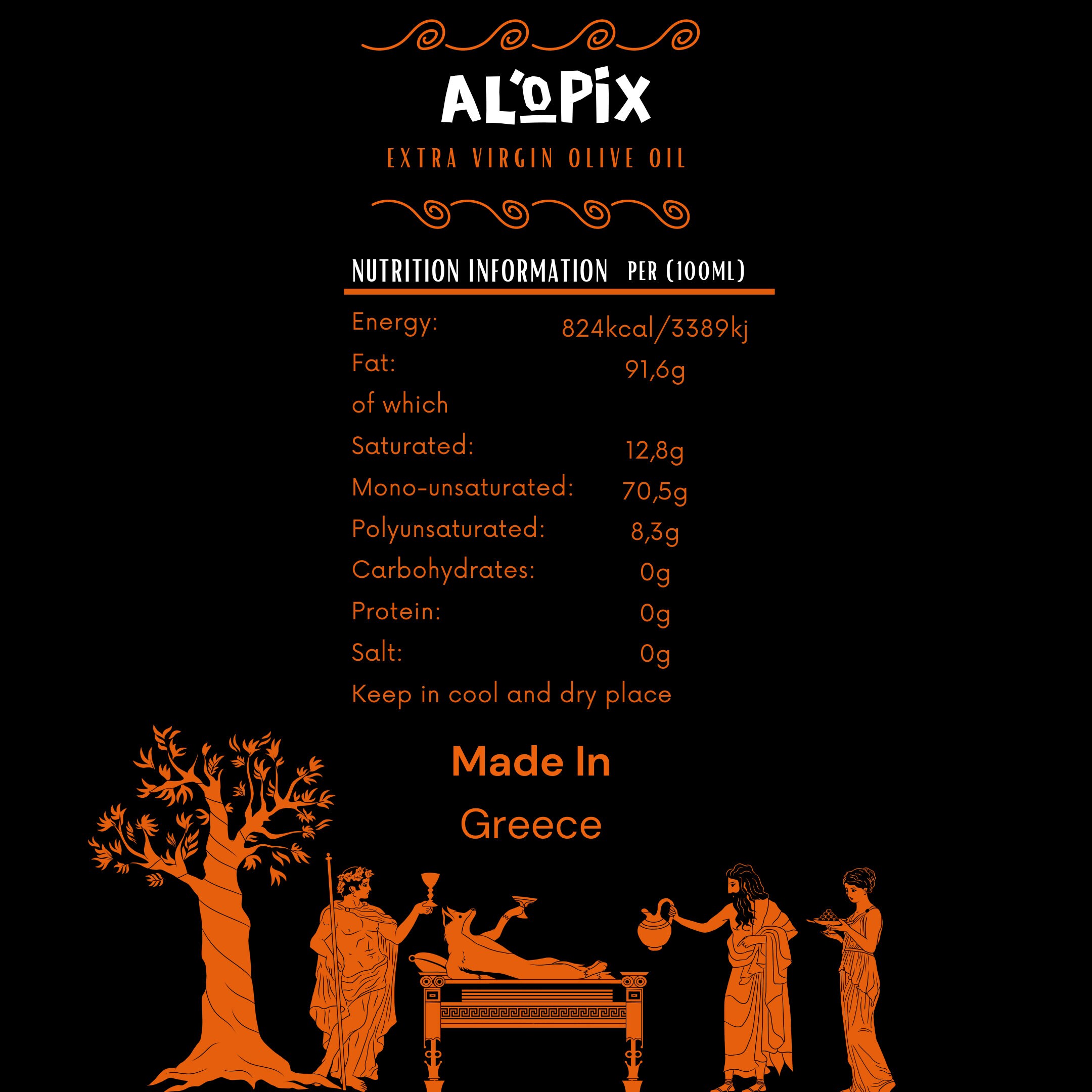 Greek Extra Virgin Olive Oil 500ml Alopix - Etsy
