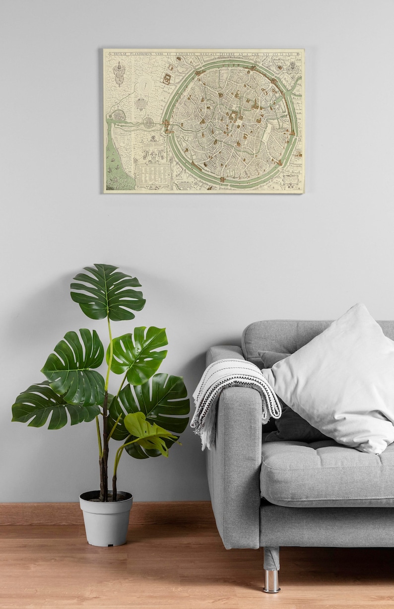 Digital Printable Art Map, Vintage Map, Retro Map, Antique Map, Old Map ...