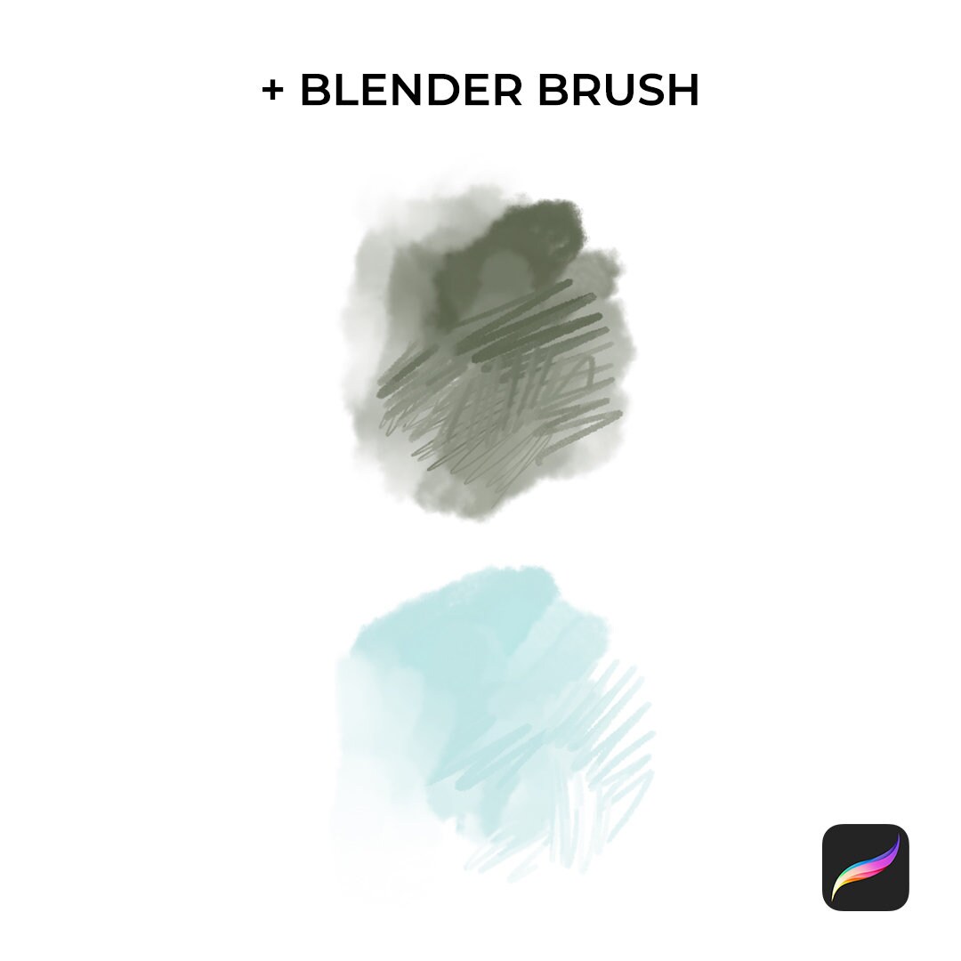 Procreate Watercolour Pencils Uniform and Rainbow Brushes With a ...