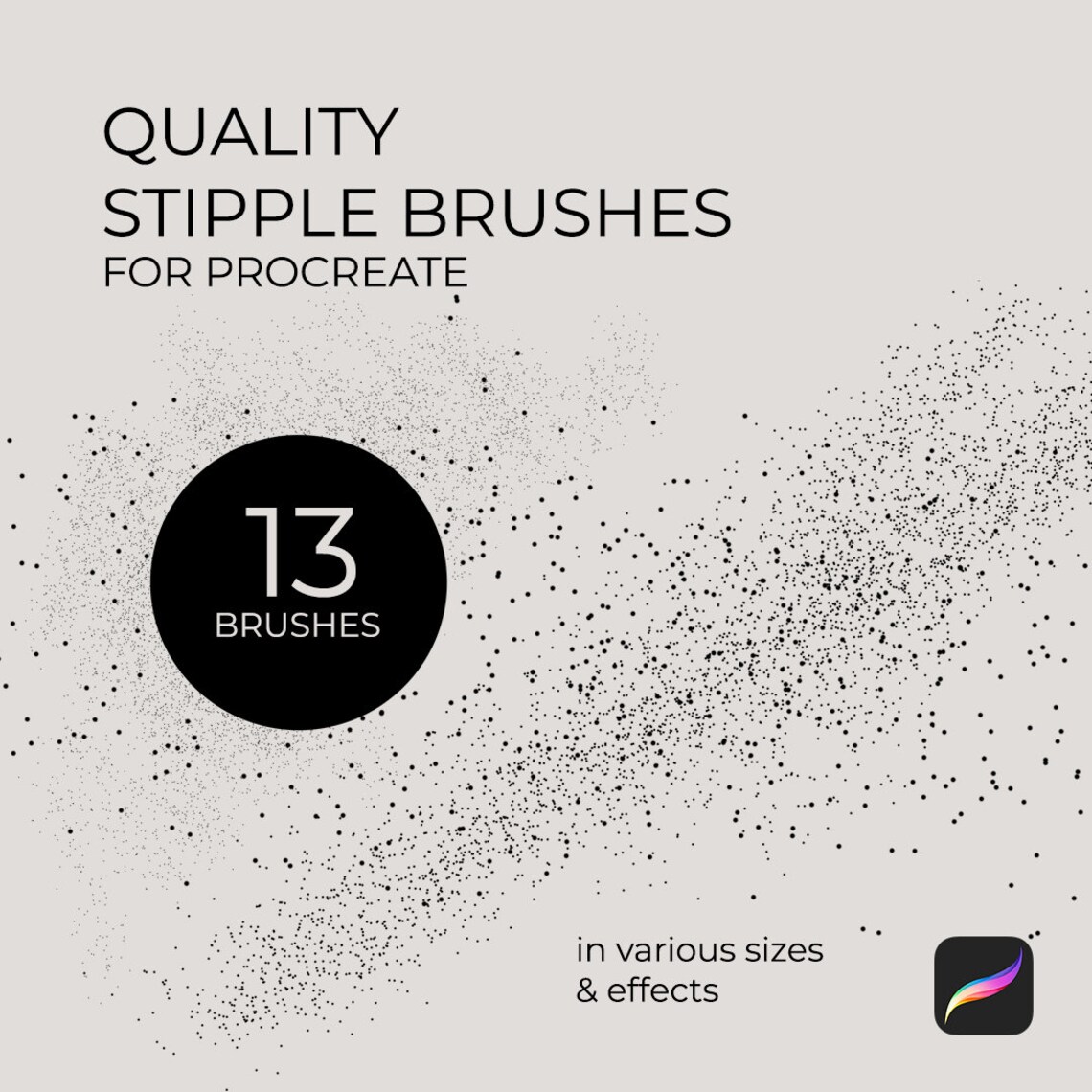 Procreate Stipple Studio Stipples, Fine Liner Pens, Procreate Brushes ...