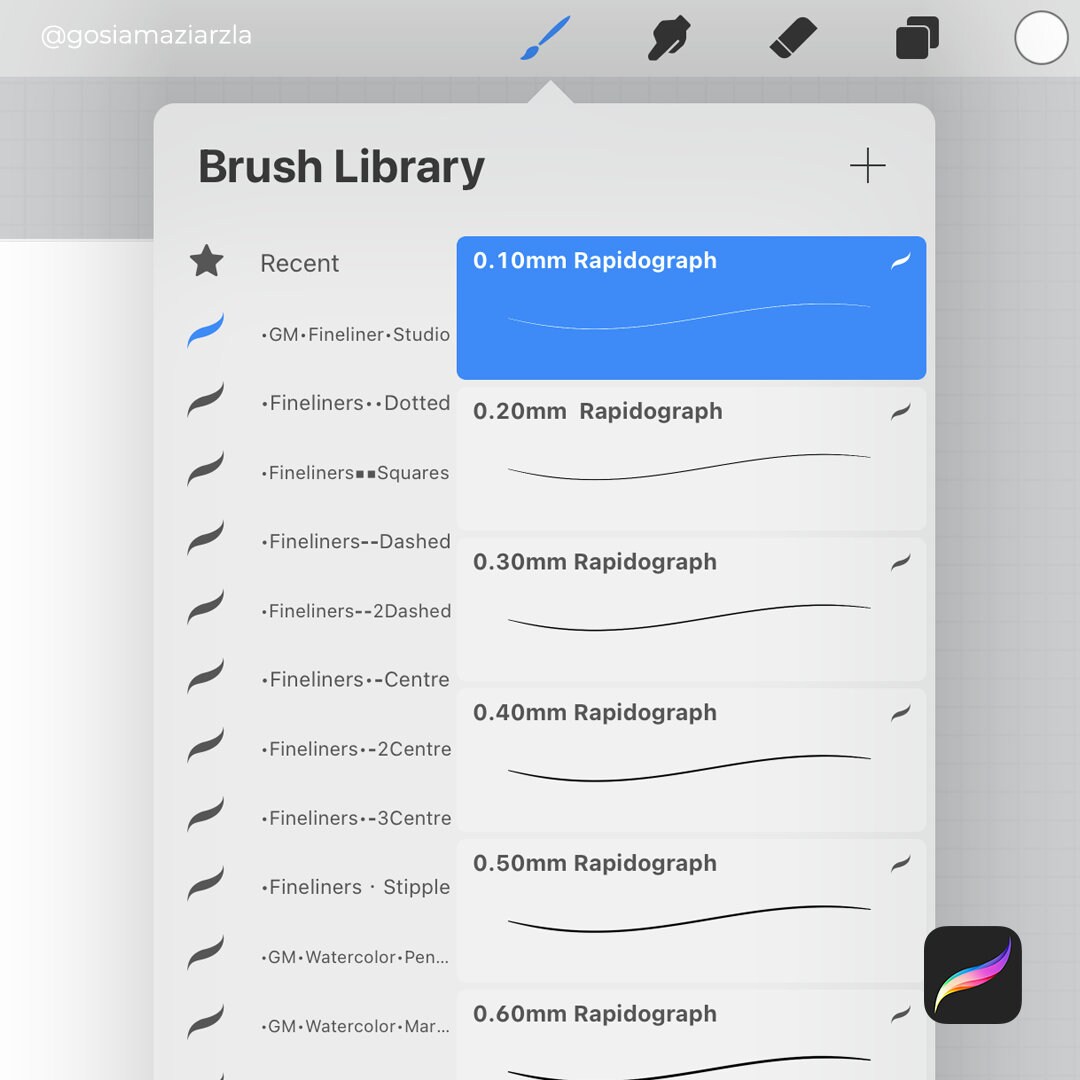 Fineliner Studio - Architecture Procreate Brushes for Landscape ...