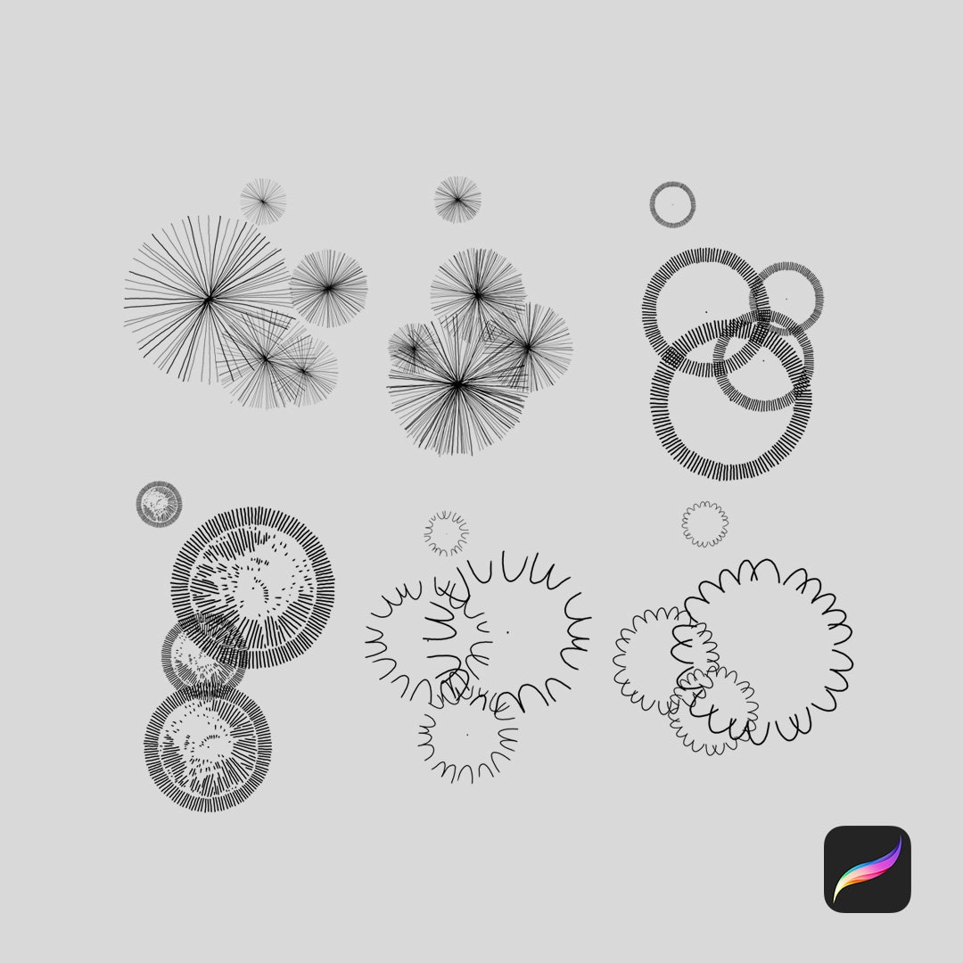 Procreate Brushes Tree Plan Studio for Architectural Line Drawings and ...