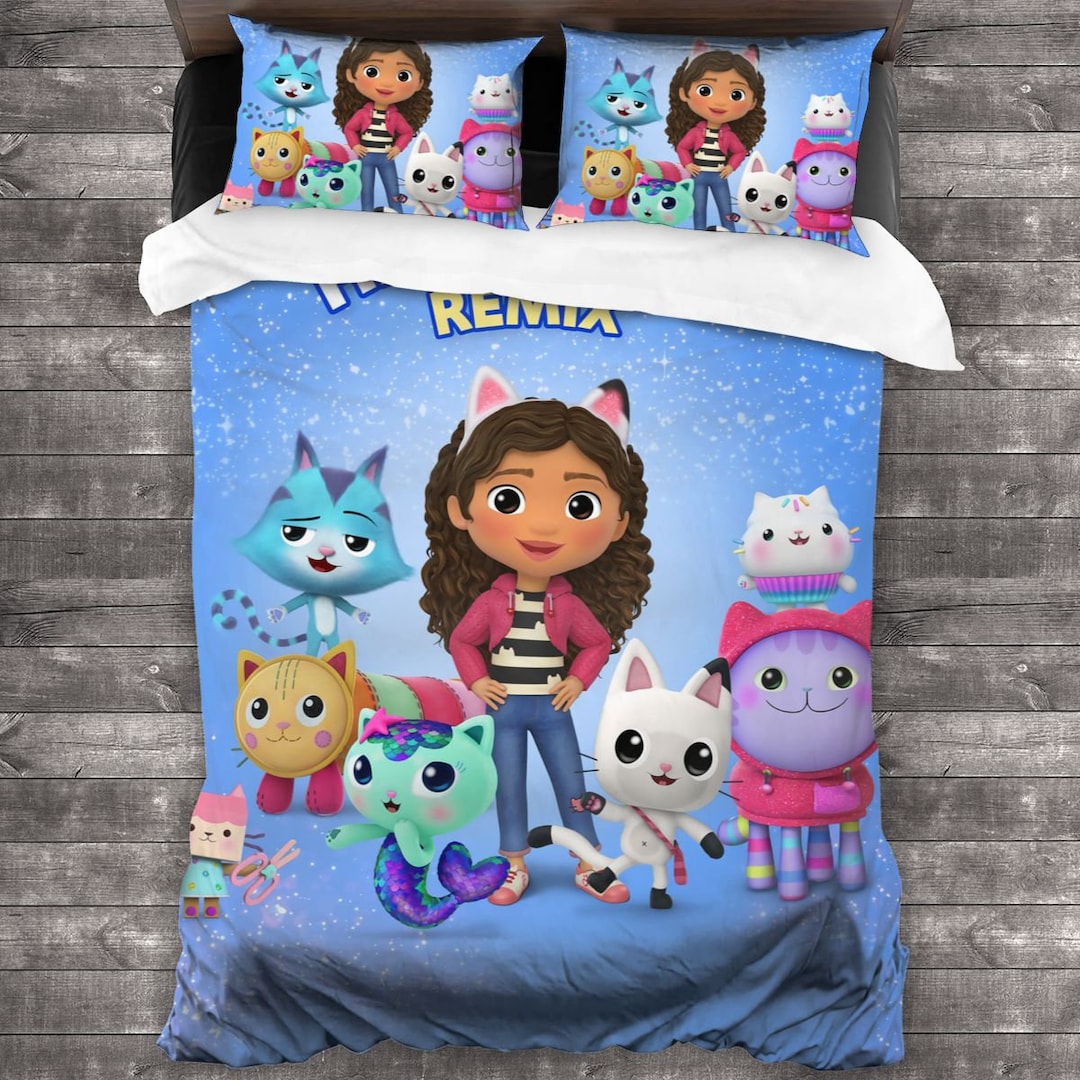 Personalized Gabby's Dollhouse Bedding Set Gabby's - Etsy