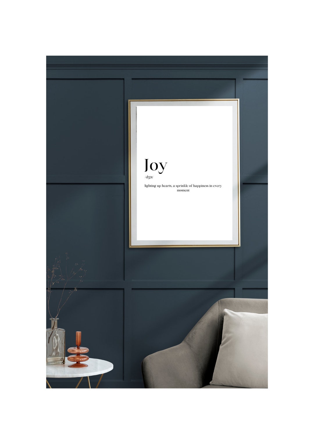 Joy Definition / Motivation - Etsy