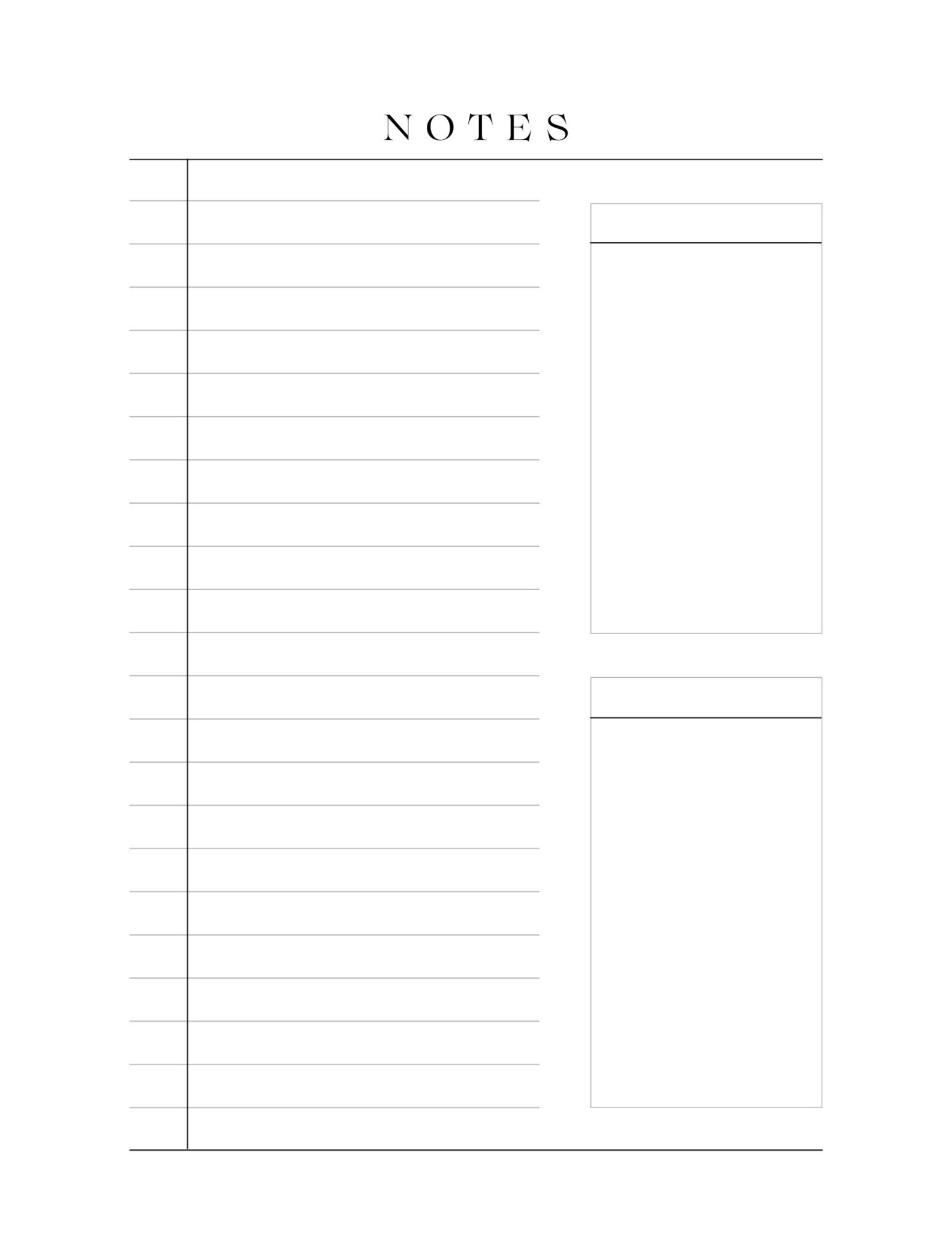 One Note Template, Onenote Template, Editable & Printable Digital ...