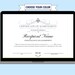 Editable Certificate of Achievement Template (canva) - Etsy