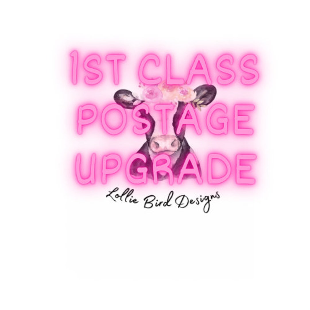 1st Class Postage Upgrade - Etsy