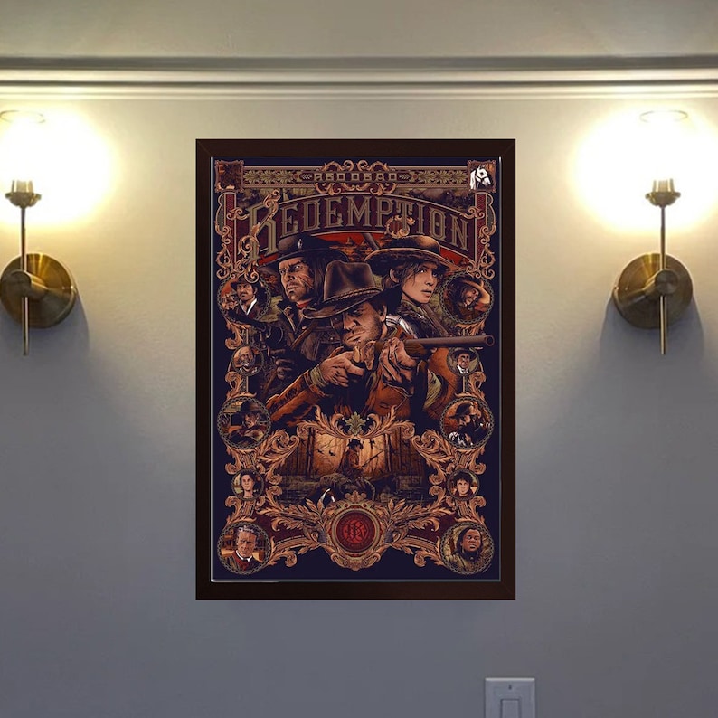 Arthur Morgan Poster, John Marston, Dutch, Micah, Game Poster - Etsy